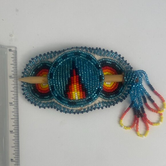 Native American Southwest Hair Beaded Broach | Jewelry | Southwest ...